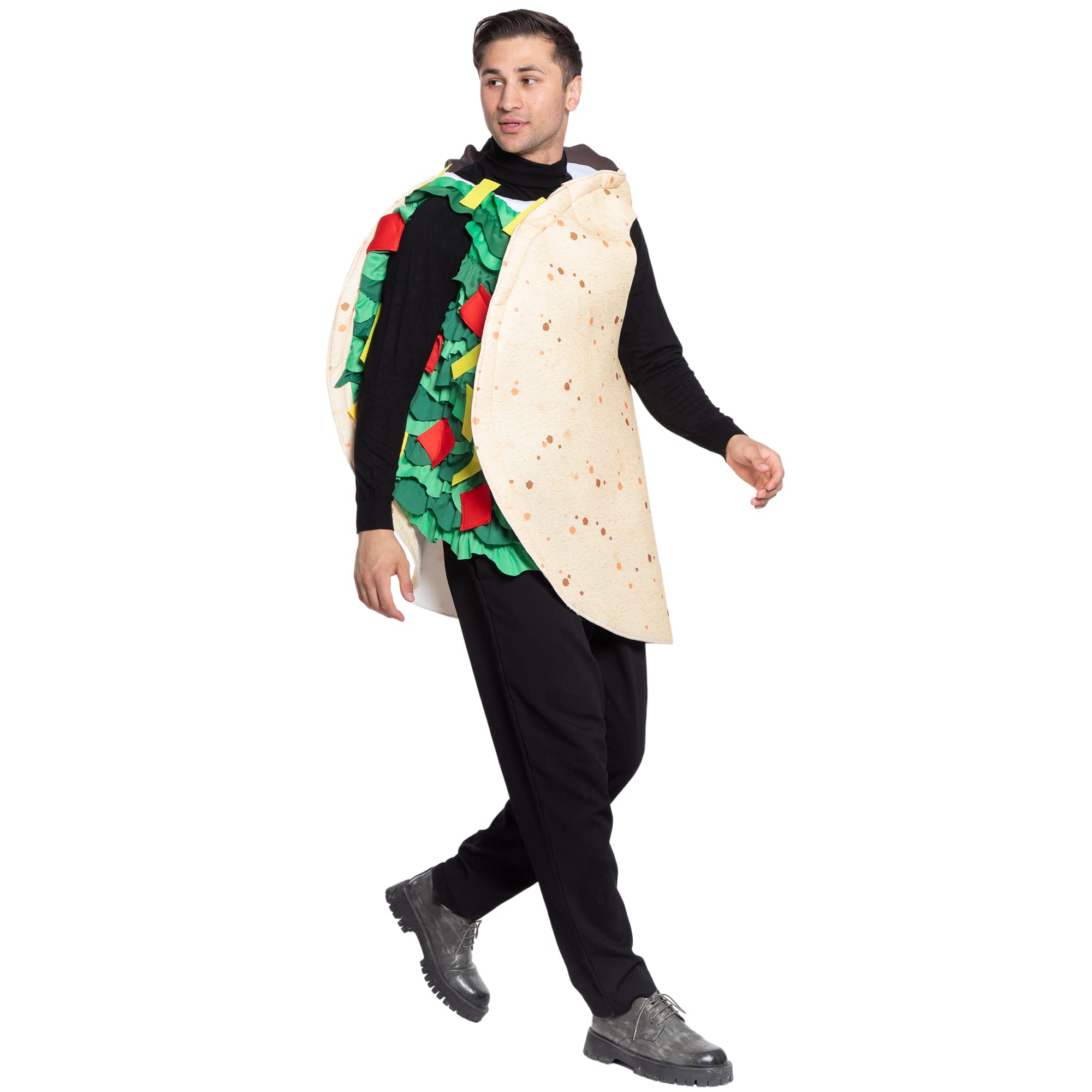JAZGROM Taco Costume for Men Women Fun Food Costume Outfit for ...
