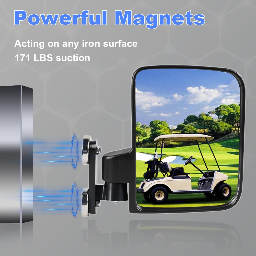 Snapklik.com : WMPHE Universal Magnetic Tractor Mirrors Golf Cart ...