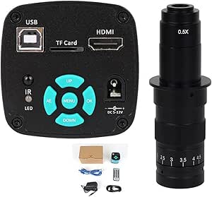 Amazon.com : Microscope Accessories Kit for Adult Lndustrial Video ...