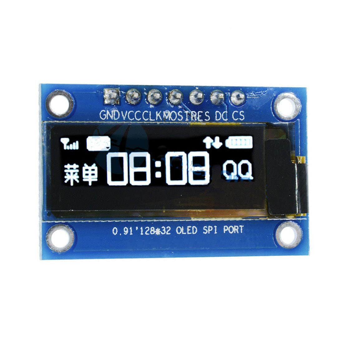 Hailege 0.91" SPI OLED LCD Display 128x32 3.3V/5V for AVR PIC STM32 ...