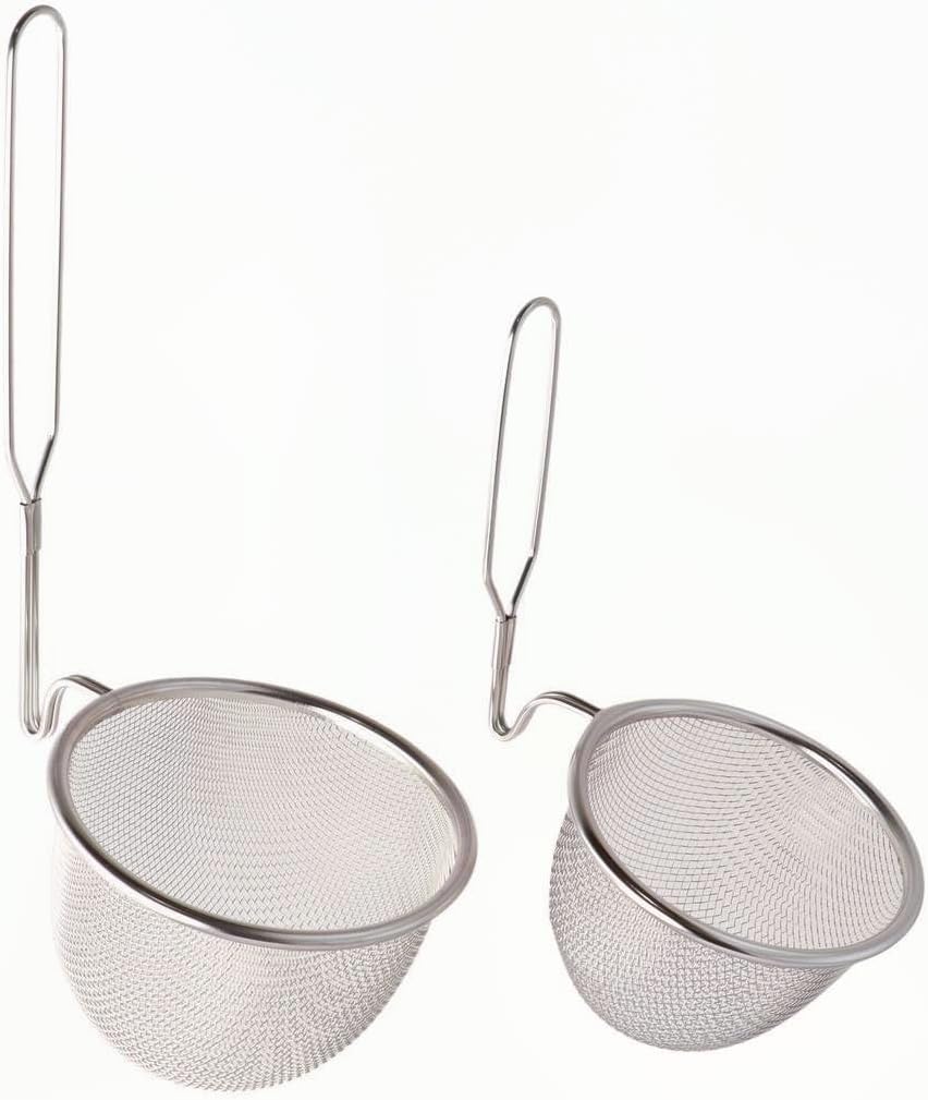 Amazon.com: Vctitil 2pcs Fine Mesh Sieve Strainer Kitchen Cooking Tool ...