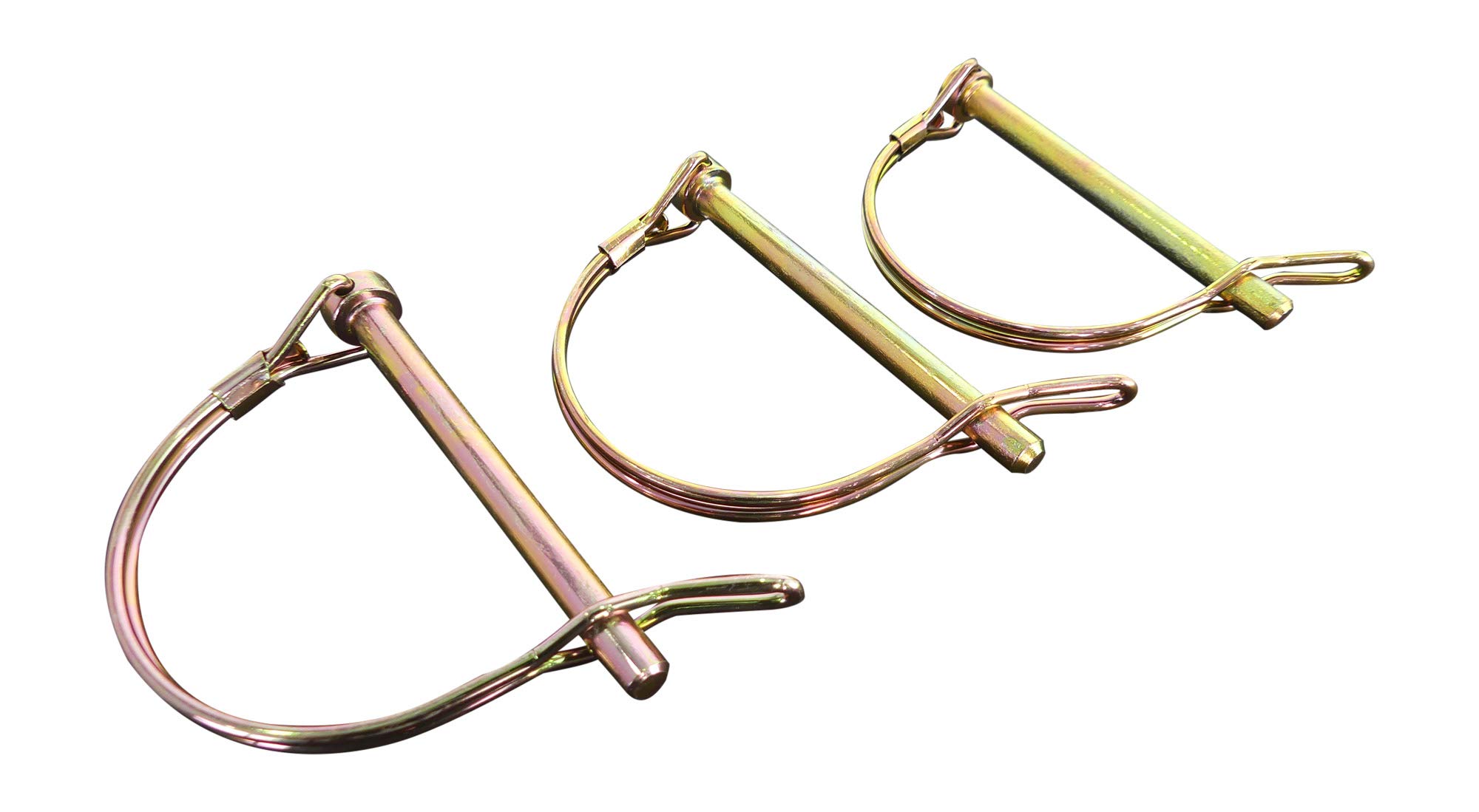 Tech Team #00846, Double Wire Lock Pin, Hitch Pins 1/4” Dia. x 2 1/2 ...