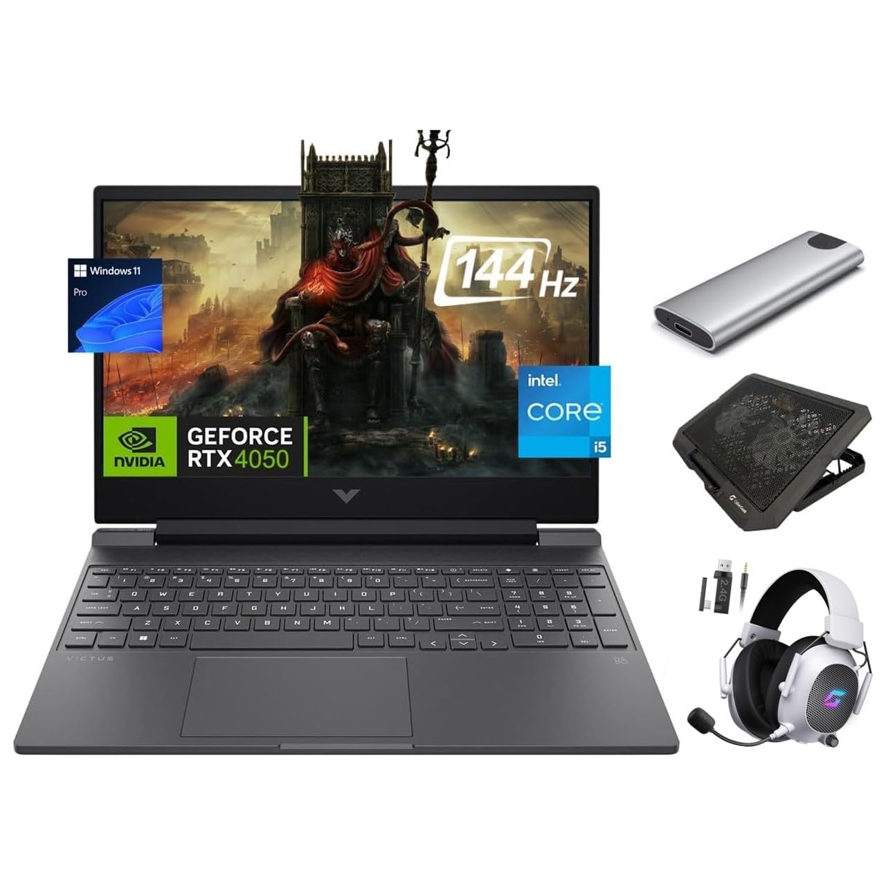 HP Victus Gaming Laptop, 15.6" 144Hz FHD, 8-Core i5-13420H, NVIDIA RTX ...