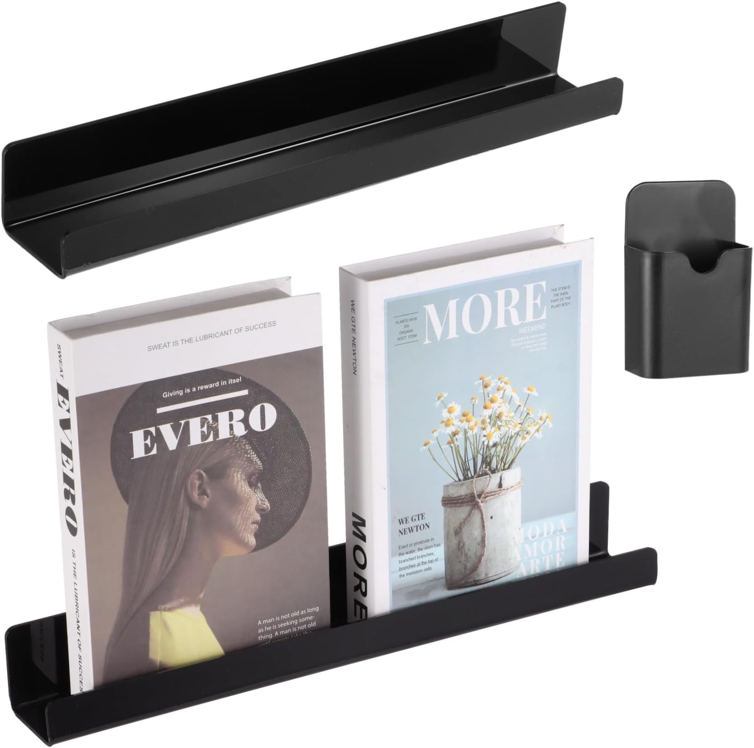 Amazon.com: Lincia 4 Pcs Metal Magnetic Bookshelf for Whiteboard ...
