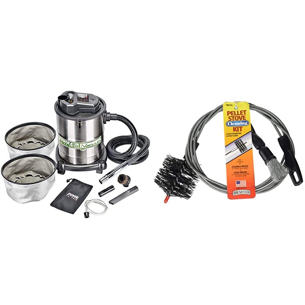 PowerSmith PAVC102 10 Amp 4 Gallon All-in-One Ash and Shop Vacuum ...