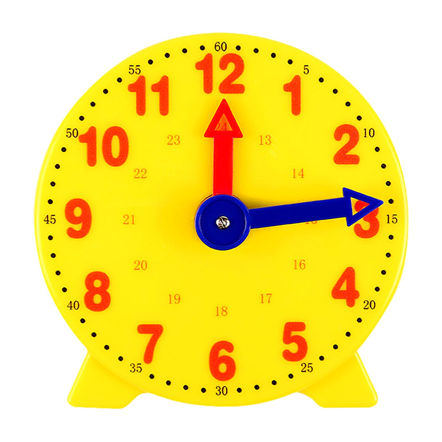 Rumyve 24-Hour Teaching Clock for Children - Colorful Educational Time ...