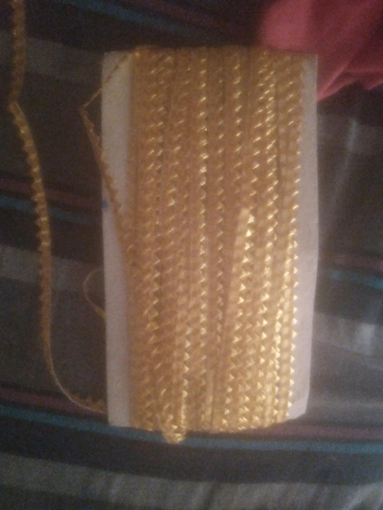 MayRose 25 Meter Samosa Gota Patti Lace Border Material for Dupatta ...