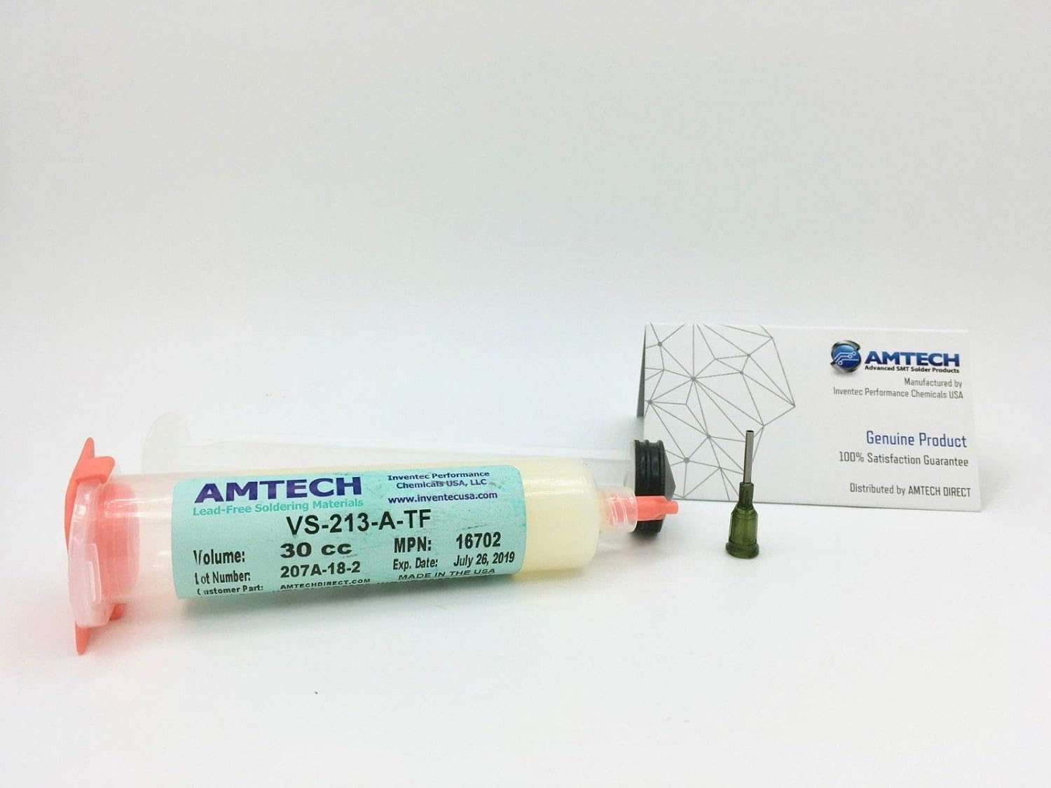 AMTECH VS-213-A-TF Universal No-clean Tacky Solder Flux (ROL0 ...