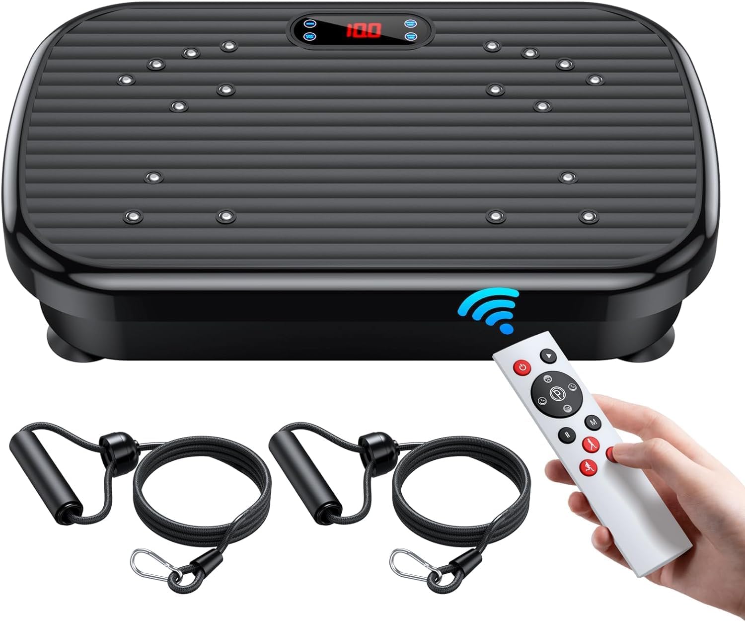 1000W Vibrating Plate Exercise Platform - Dark Red : Amazon.com.au ...