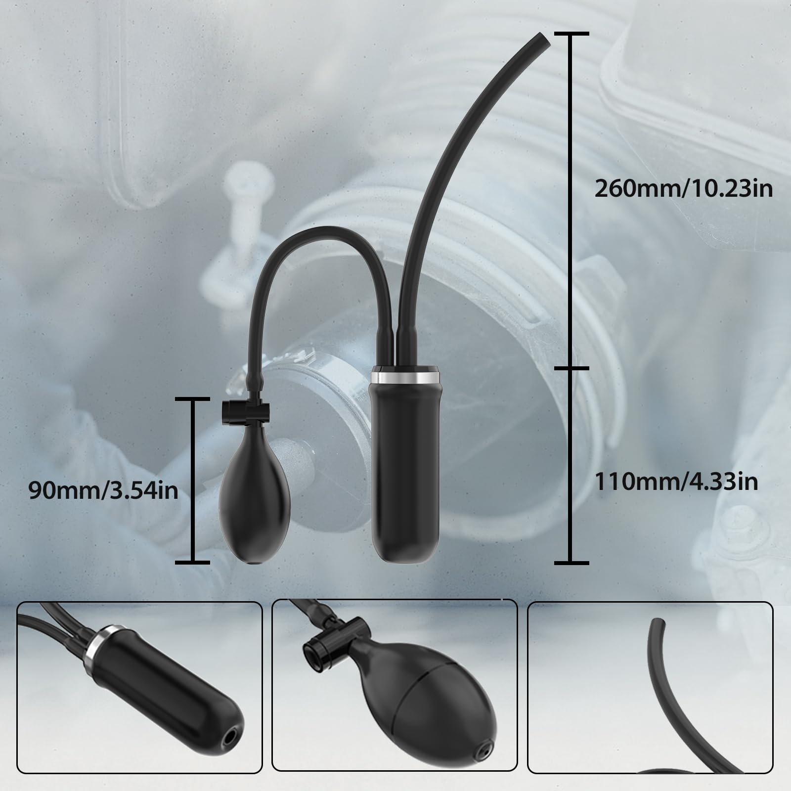 Snapklik.com : Universal Easy Intake Adapter Inflatable Bladder EVAP ...