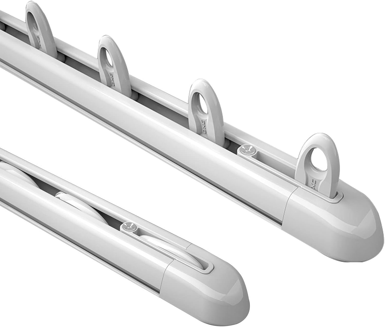 Amazon de ANSNOW Vorhangschiene 100 500 Cm Decken Oder Wandmontage