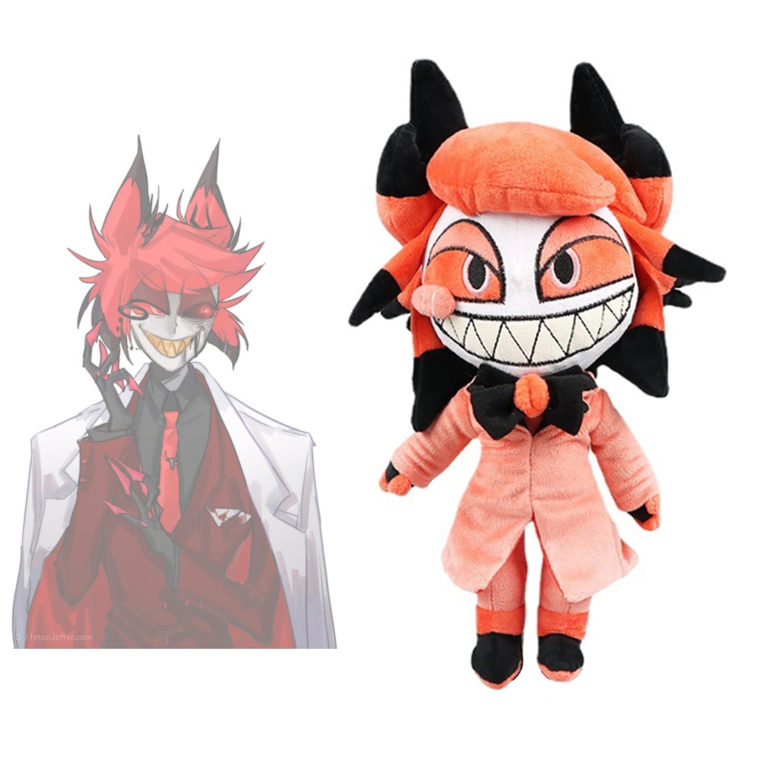 Buy winorax Alastor Plush,Hazbin Hotel Plush,Alastor Hazbin Hotel Plush ...