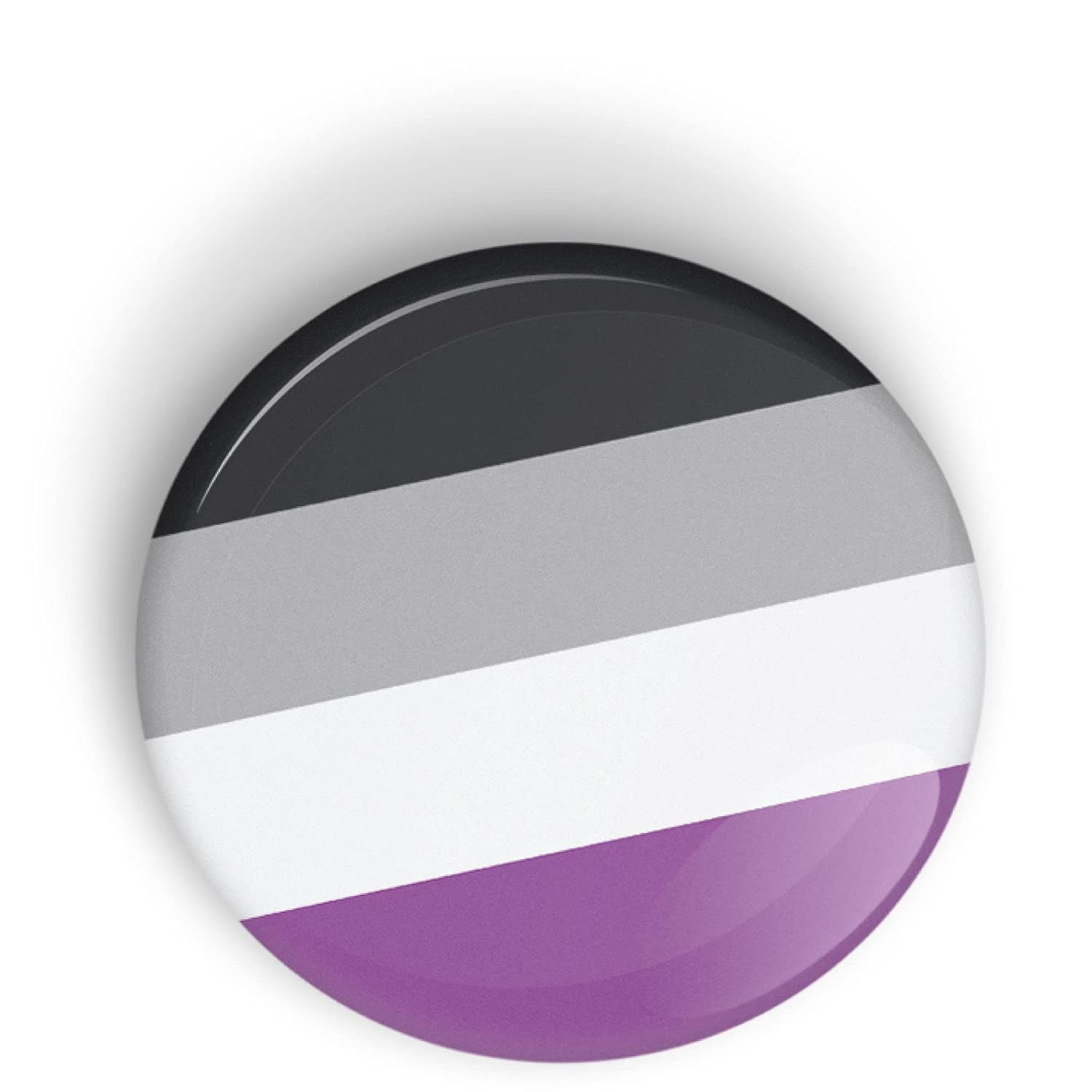 Asexual Pride Flag pin badge button or fridge magnet LGBT LGBTQ LGBTQI ...