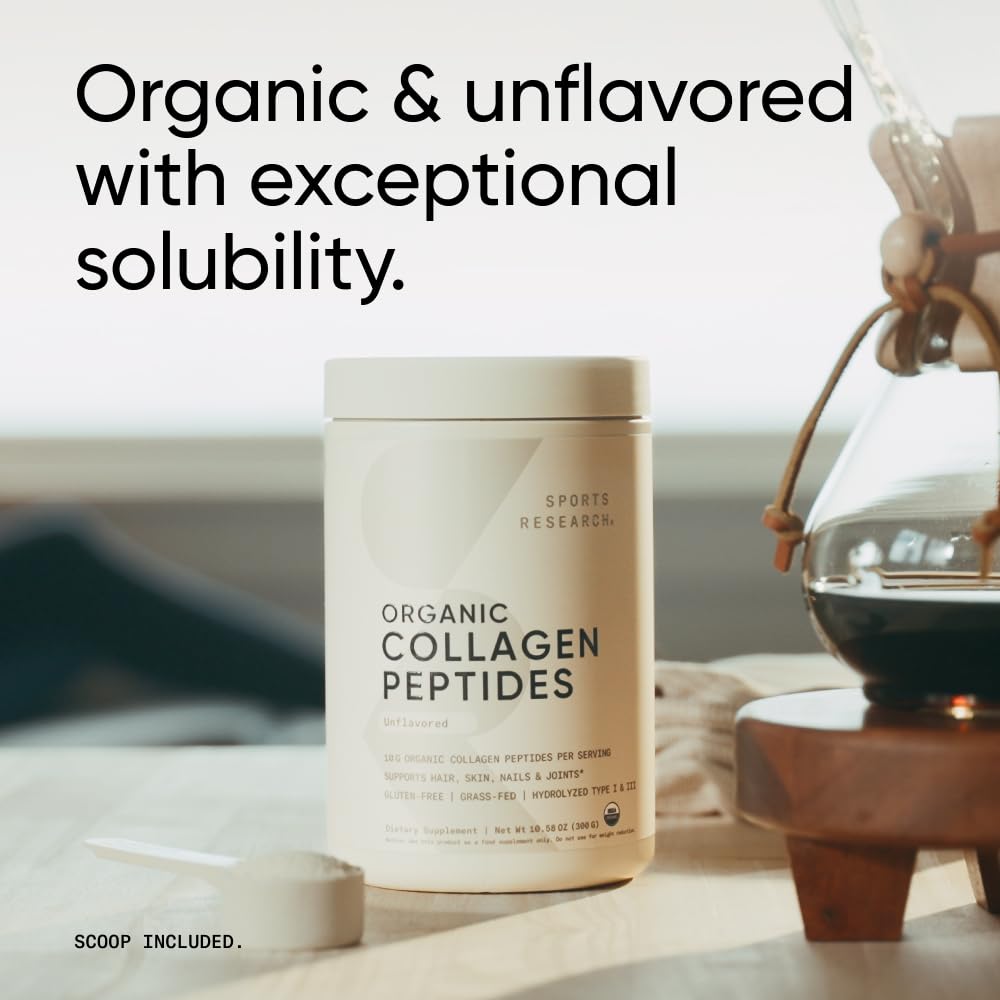 Snapklik.com : Organic Collagen Peptides - Hydrolyzed Type I & III ...
