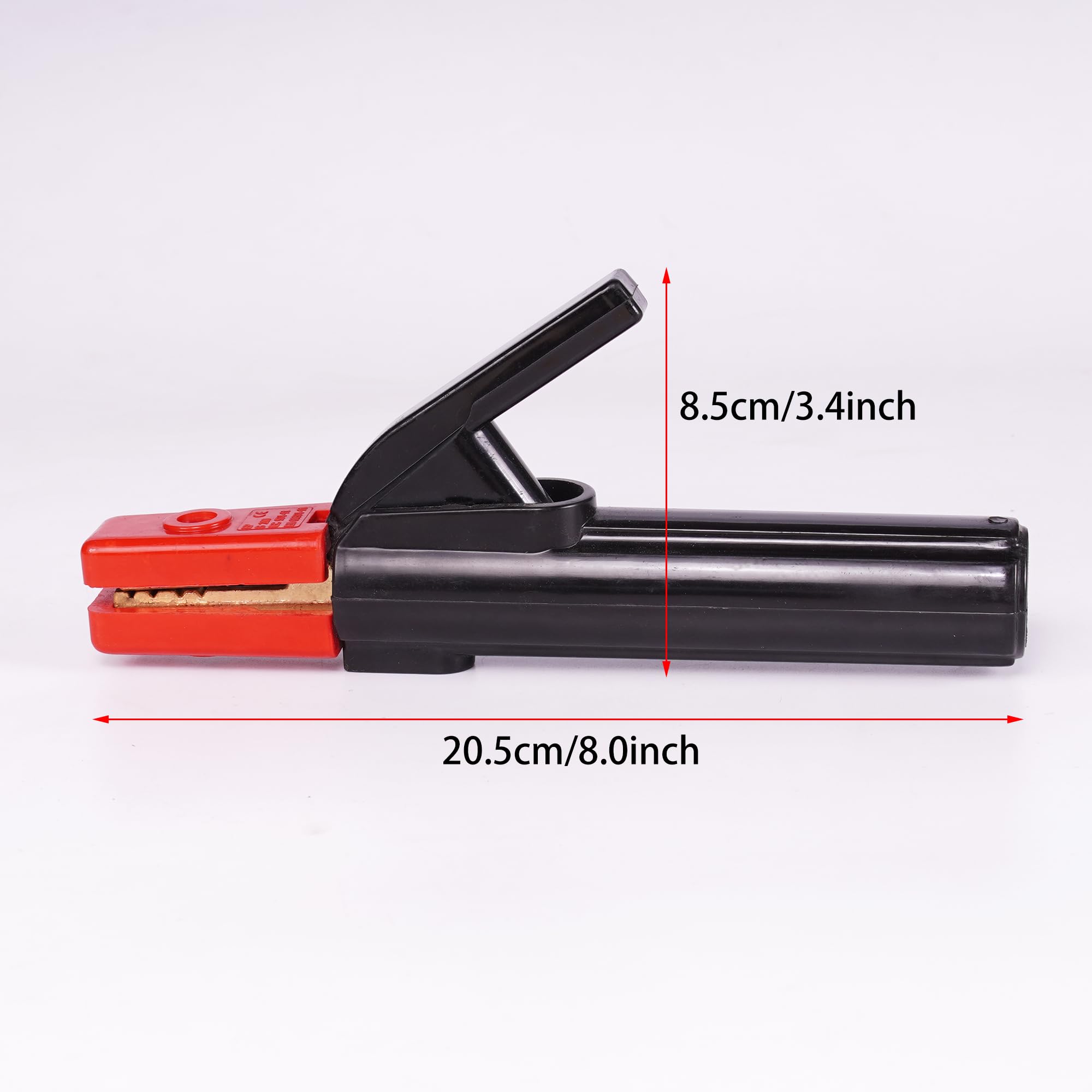 200A Electrode Holder Welding Electrode Clamp Insulated Brass Welding ...