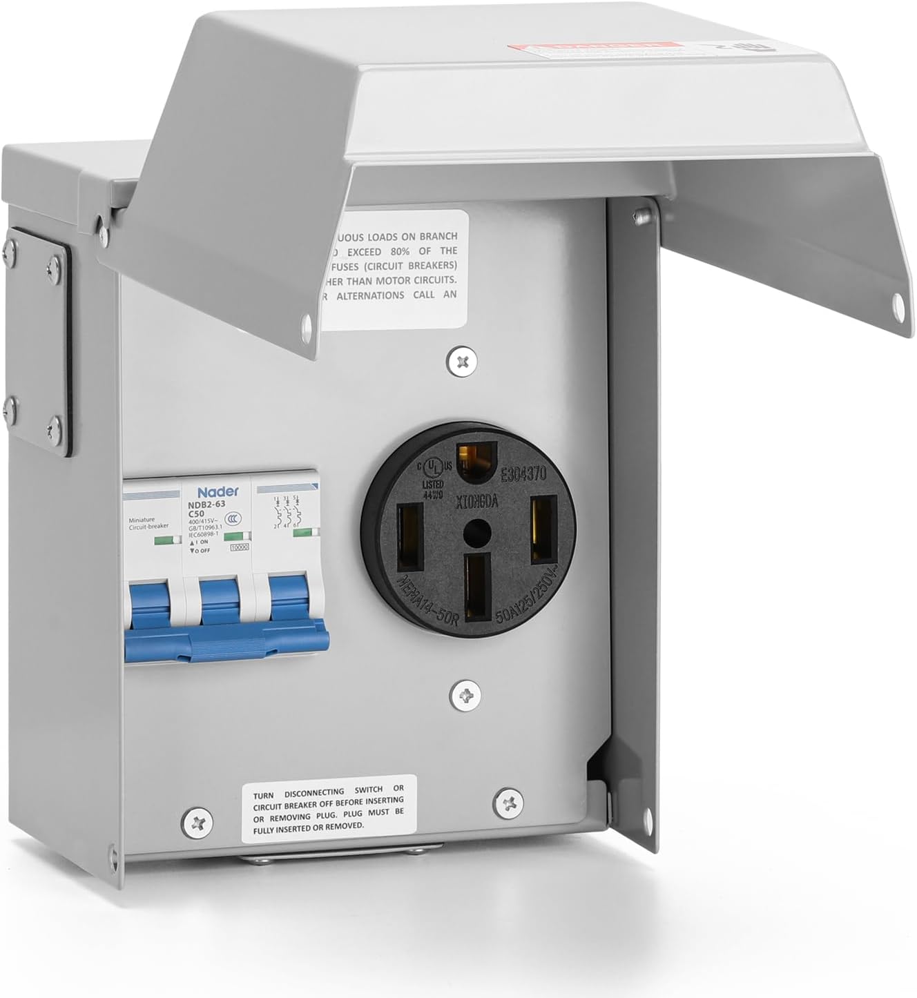 Dumble RV Sub Panel - Electrical Panel Outlet 50 Amp - Power Circuit ...