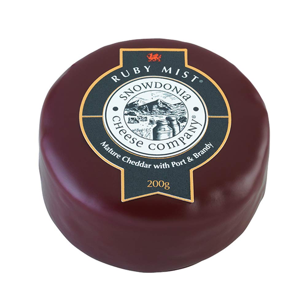 Snowdonia Cheese - Ruby Mist Cheddar Infused with Port : Amazon.co.uk ...