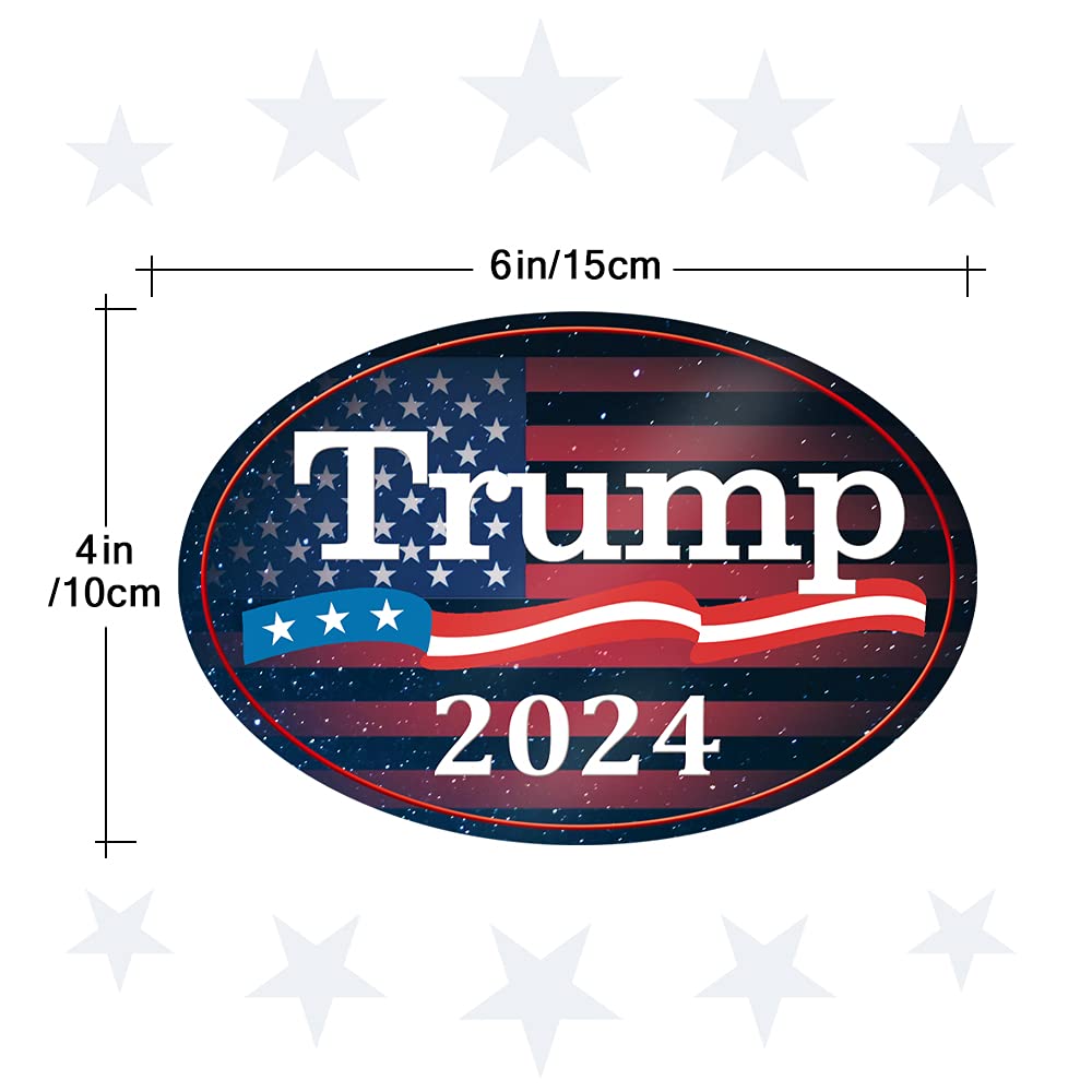 Snapklik.com : Trump 2024, 2PCS Trump Magnetic Stickers For Cars, Trump ...