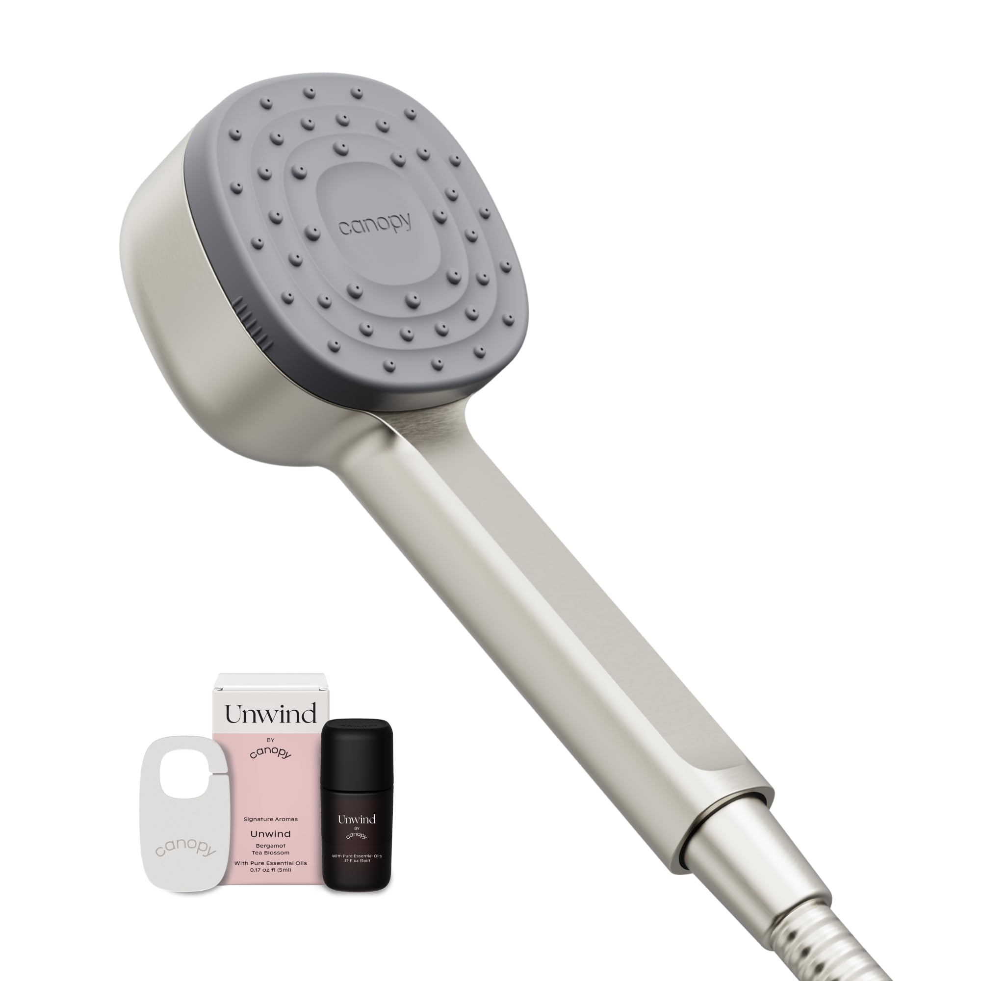 Canopy Handheld Filtered Shower Head & Scalp Massager - High Pressure ...