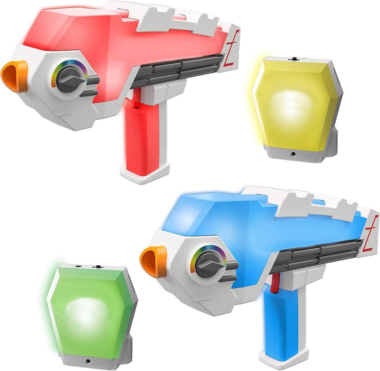 GBS Laser X Revolution Double Blaster Set- Choose The Colour Of Your Team- Hit Up To 90 Meters ...