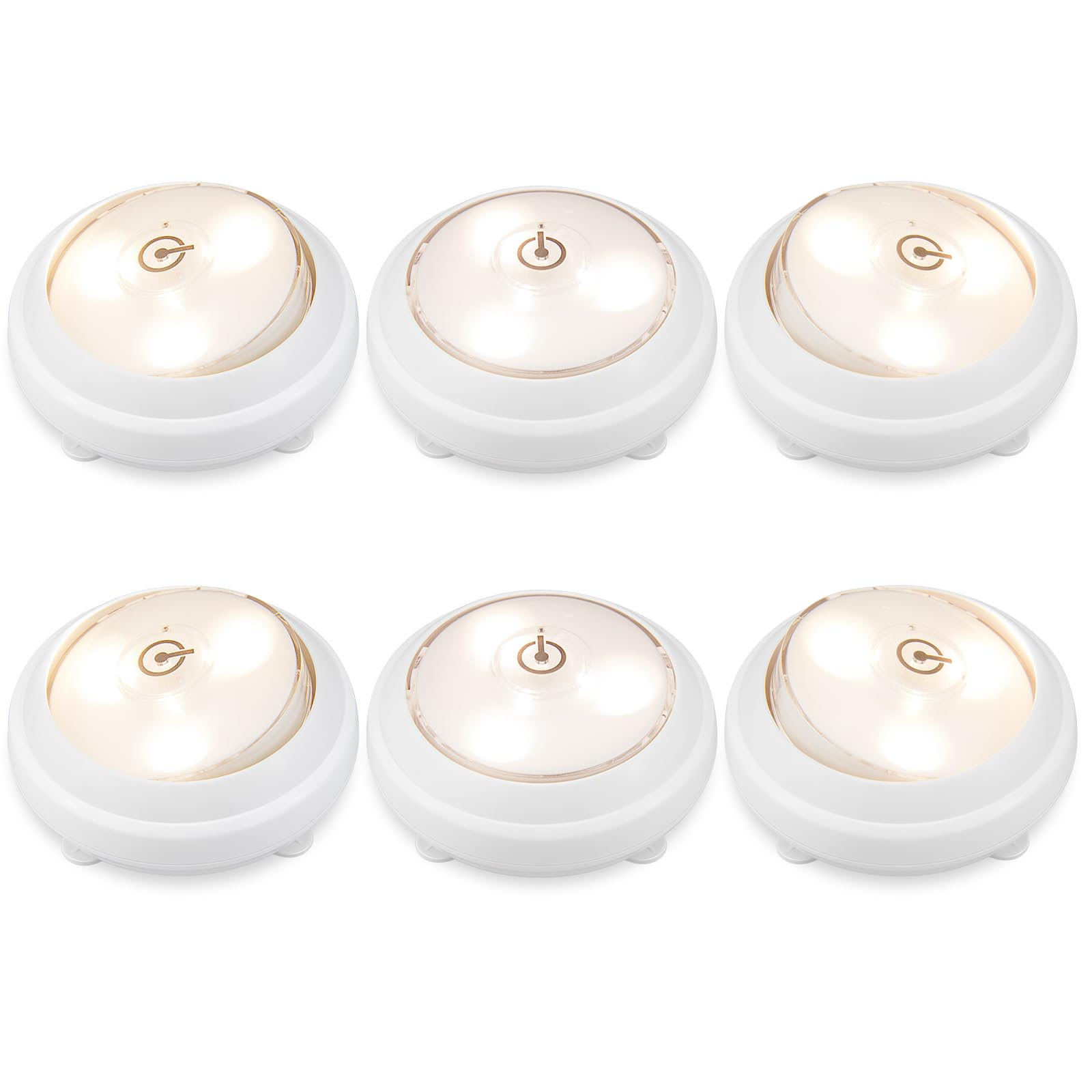 BIGMONAT Push Lights, LED Tap Lights Battery Operated, Wireless Stick ...