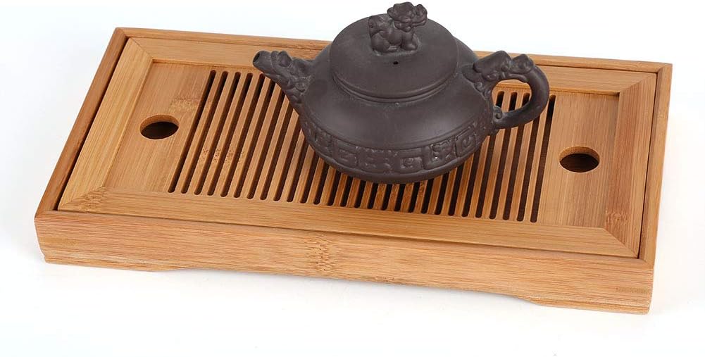 Amazon.com: Bamboo Tea Tray Table Box with Water Storage, Chinese ...