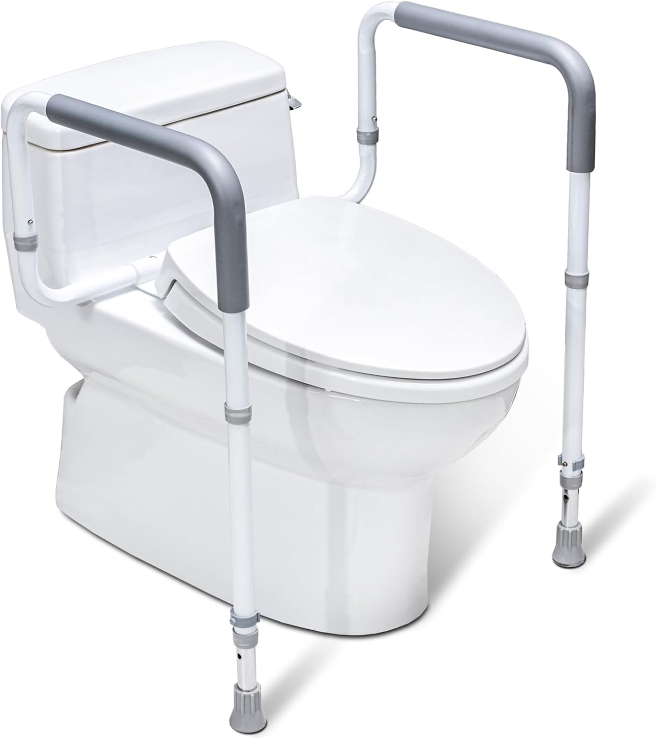 Amazon.com: WeHwupe Toilet Safety Rails for Elderly Adults - Adjustable ...