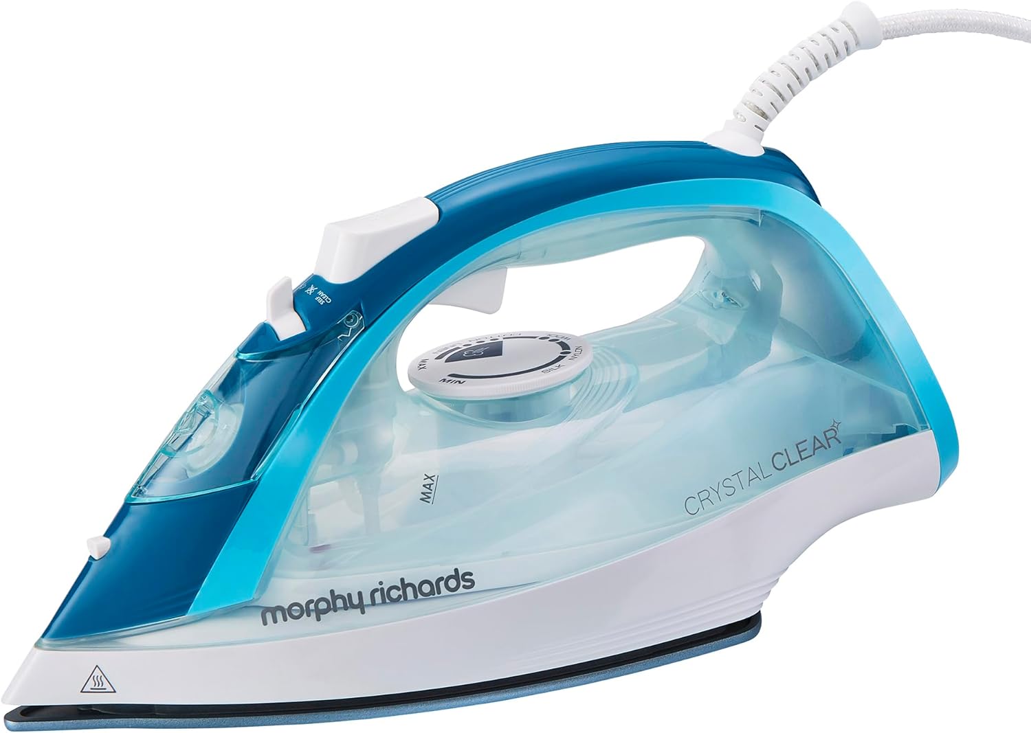 Morphy Richards 300300 Crystal Clear Steam Iron, Turqoise/White ...