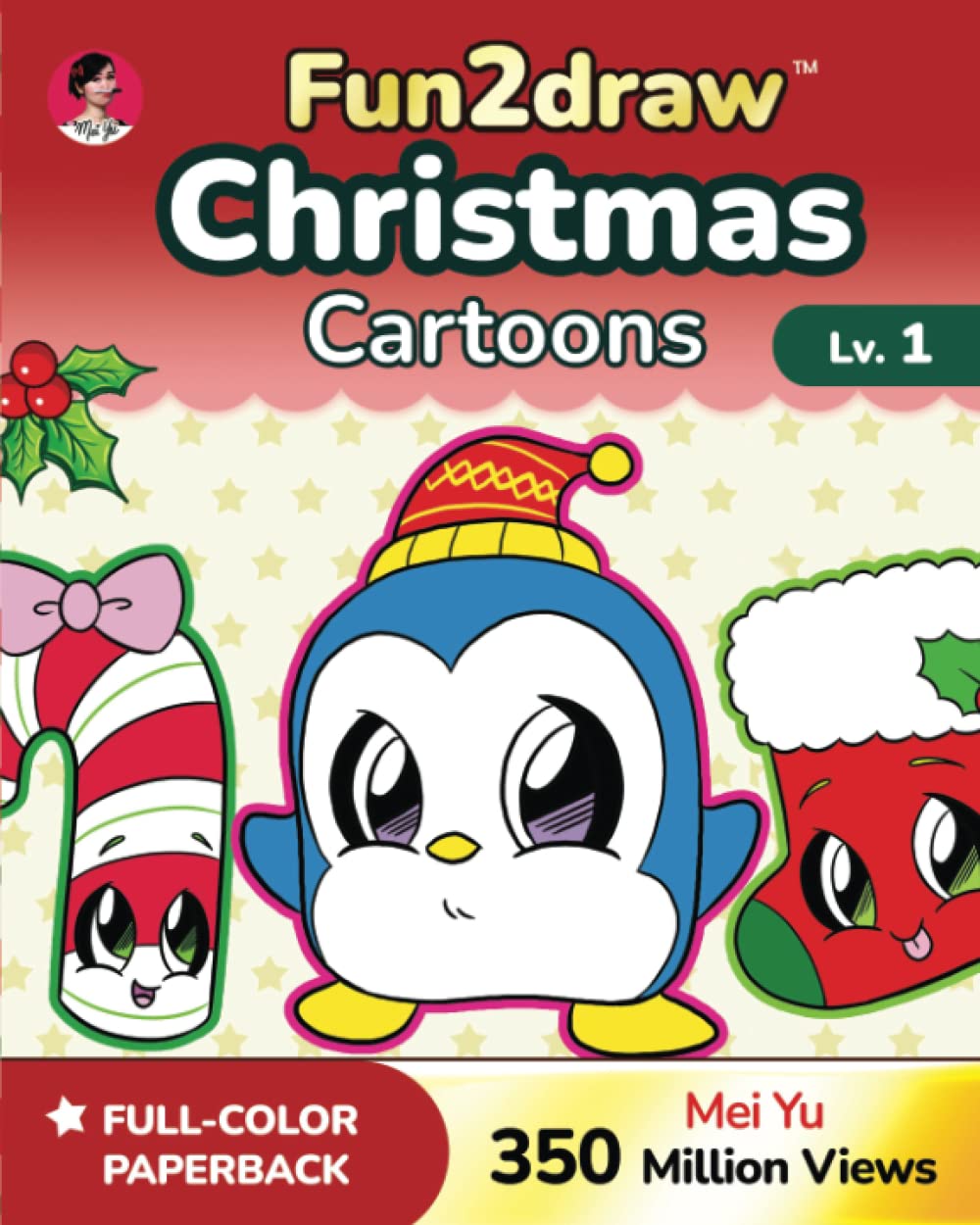 How to Draw Christmas Cartoons - Fun2draw Lv. 1: Learn how to draw cute ...