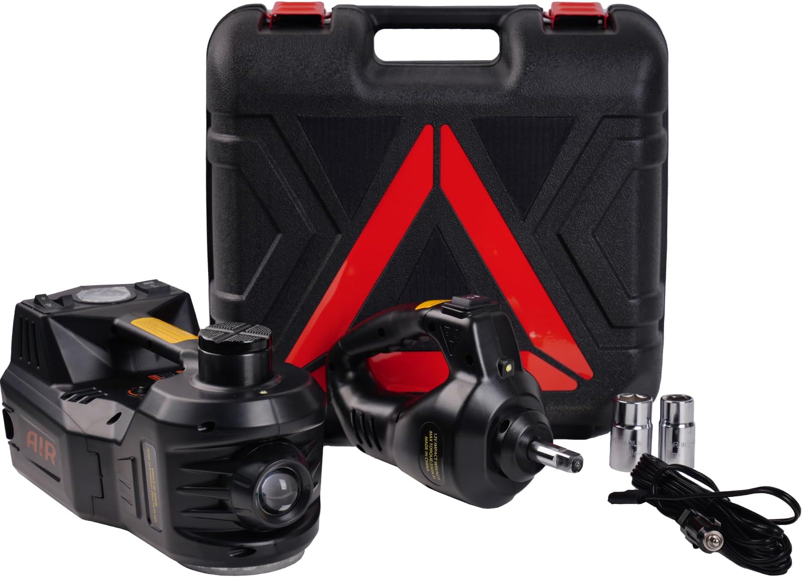 Amazon.com: Electric Car Jack Hydraulic Kit 5 Ton 12V with Impact ...