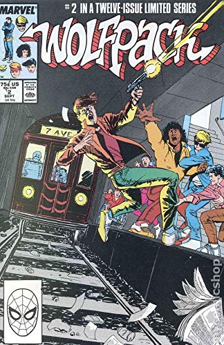 Wolfpack #2, Sept 1988 (Marvel Comics) (Wheels, #2 of 12 Issue Limited Series) | Amazon.com.br