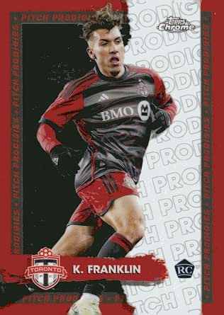 Amazon.com: 2024 Topps Chrome MLS #71 Kobe Franklin Toronto - Pitch ...