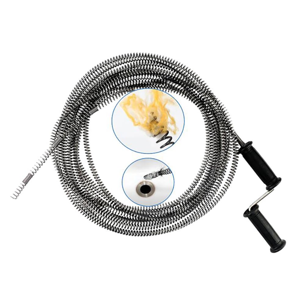 50 Feet x 1/2 Inch Drain Cleaning Cable, Hollow Core Cable, Sewer Cable ...