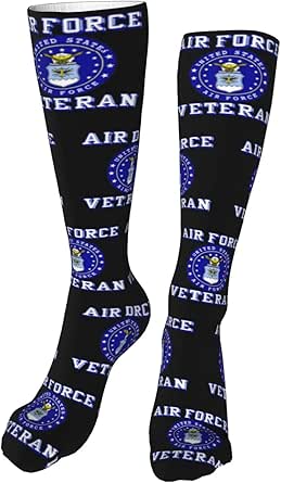 Amazon.com: CRJSNYEAG United States Air Force Veteran Casual socks ...