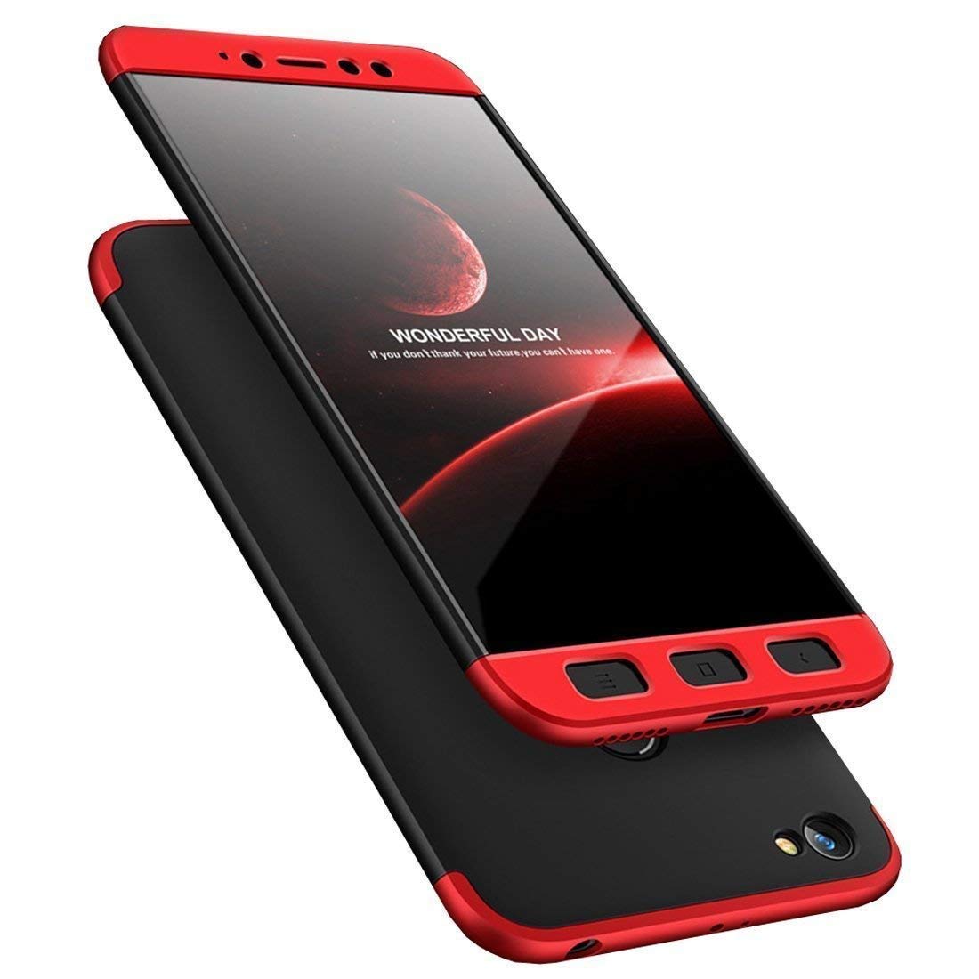 Peezer Front and Back Case for Mi Max 2(Polycarbonate/Red) : Amazon.in ...