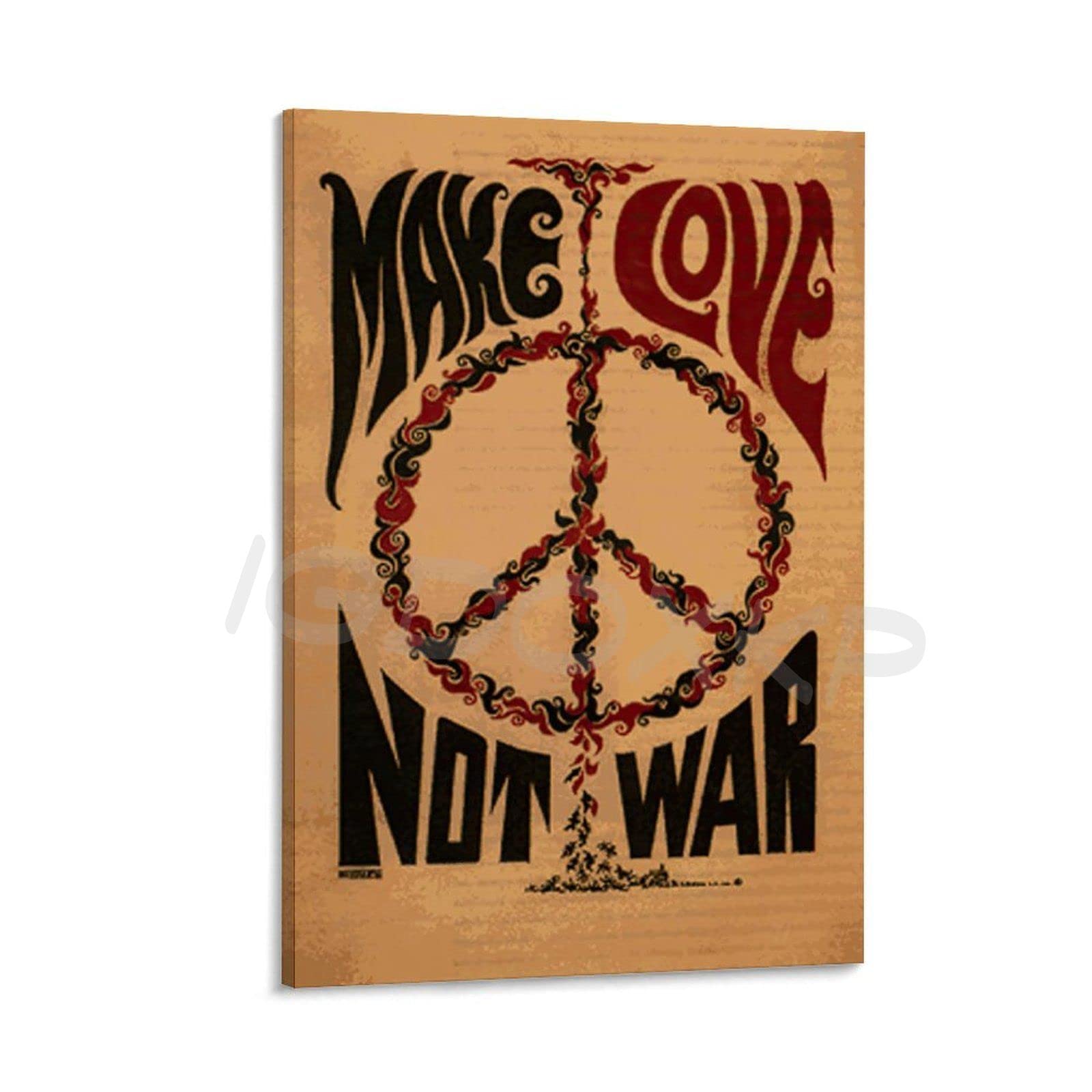 Make Love Not War Poster 60s