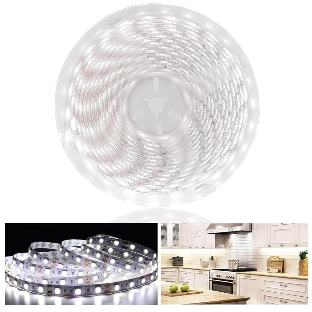 Arotelicht LED Strip Lights Cool White 6000K,12V Dimmable Light Strips ...