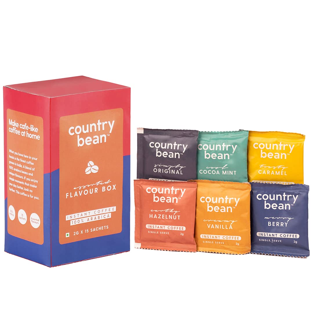 Buy Country Bean Instant Granule Coffee Assorted Flavour Box - 15 ...