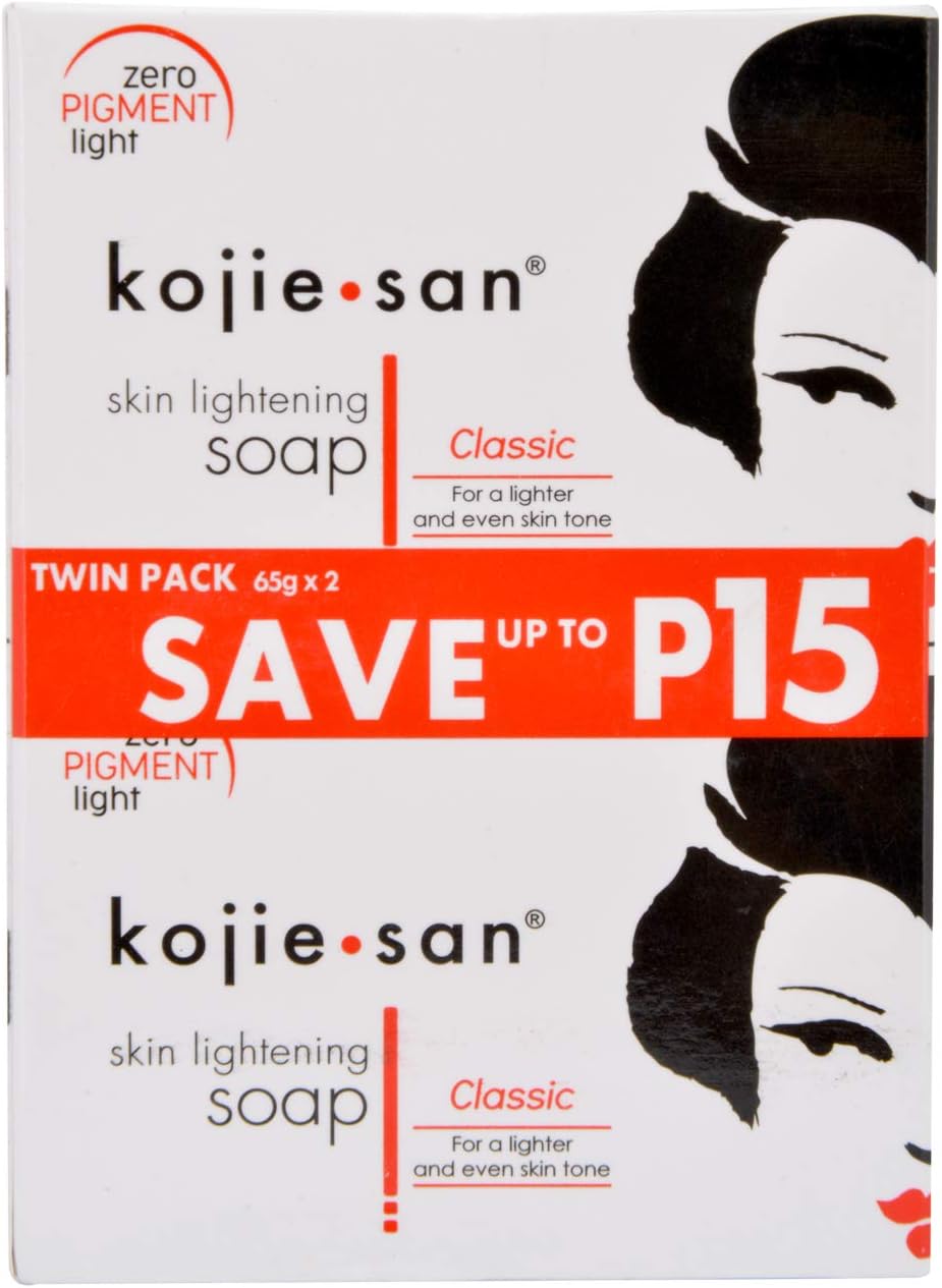 Kojie San Skin Lightening Kojic Acid Soap Double Pack 2 x 65 grams ...
