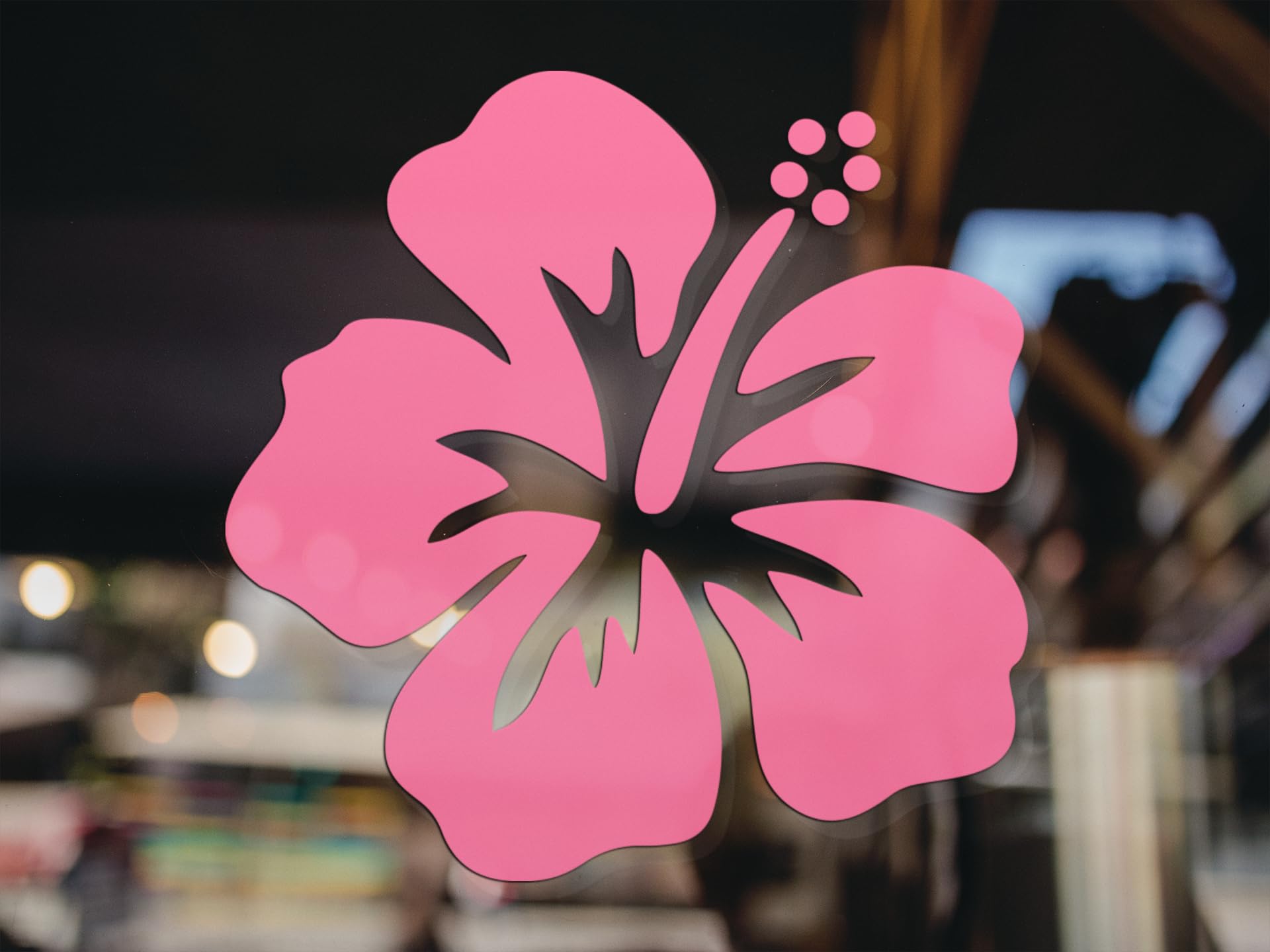 Amazon.com - Hibiscus Flower Vinyl Decal Sticker - for Cars, Windows ...