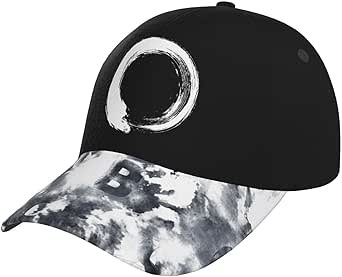 Zen Buddhist Enso Symbol Hat Adjustable Baseball Cap for Men Women Dad ...