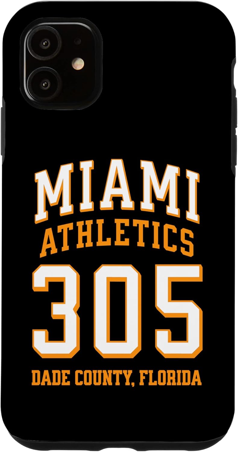 Amazon.com: iPhone 11 Miami Athletics 305 Miami-Dade County FL for 305 ...