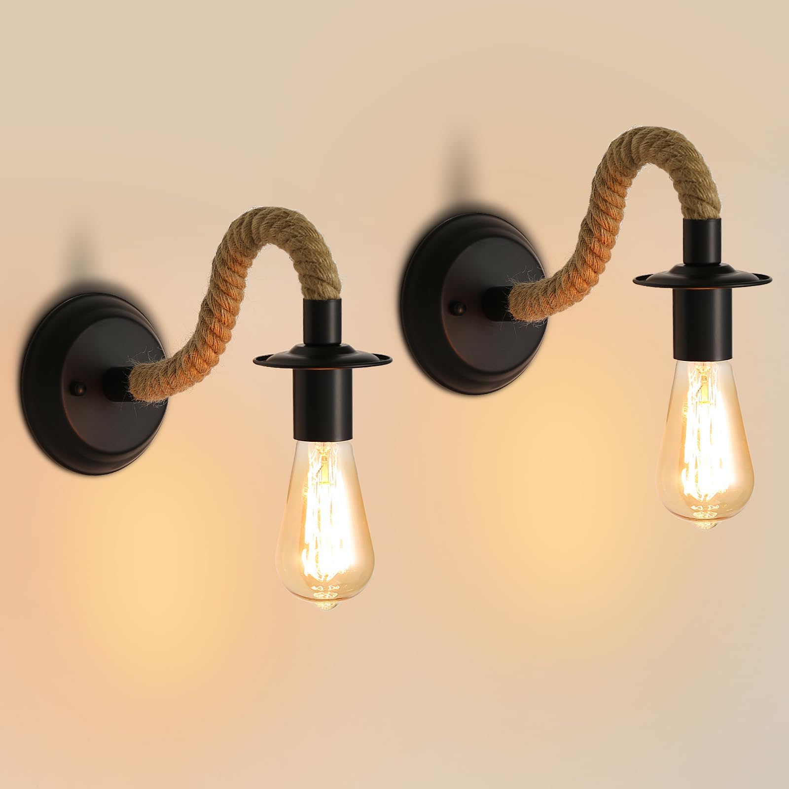 Vintage Wall Lights Loft Metal Retro Industrial Sconce Wall Lamp ...
