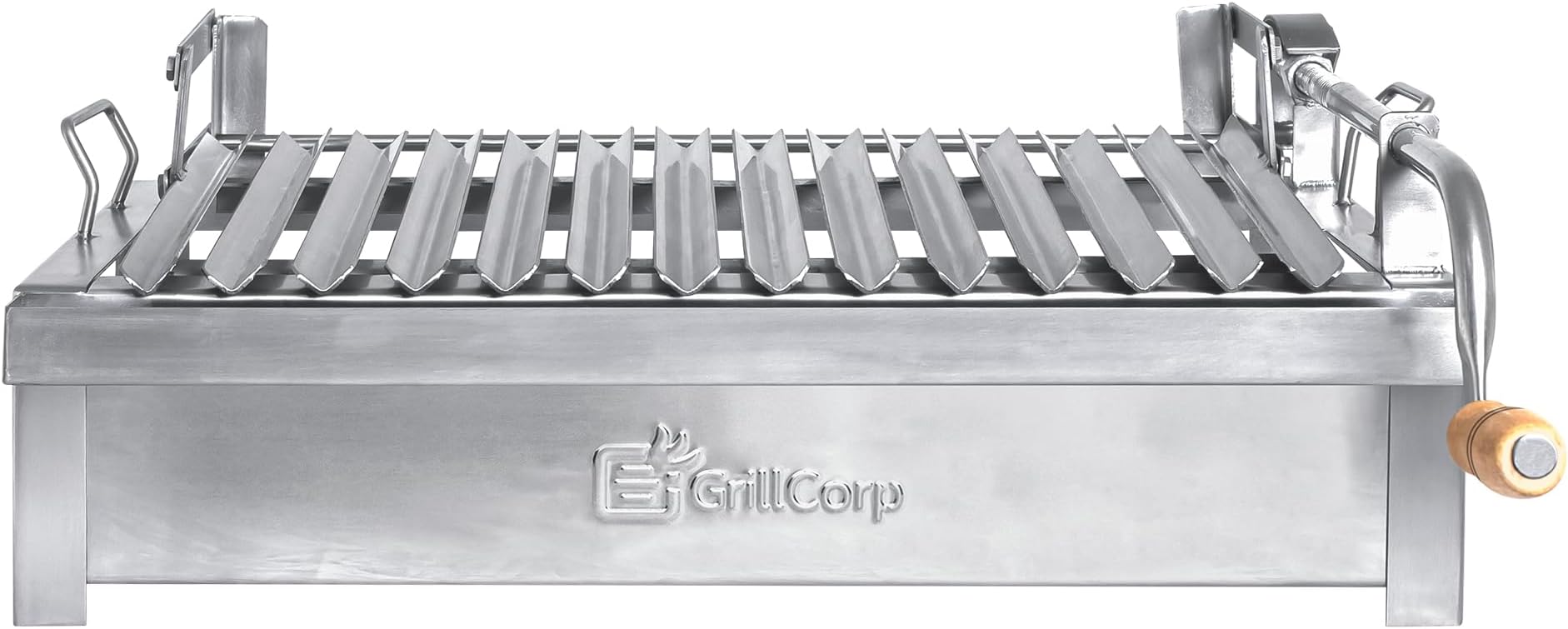 Amazon.com: Premium Argentine Grill - V Angle Iron Grill with Handles ...