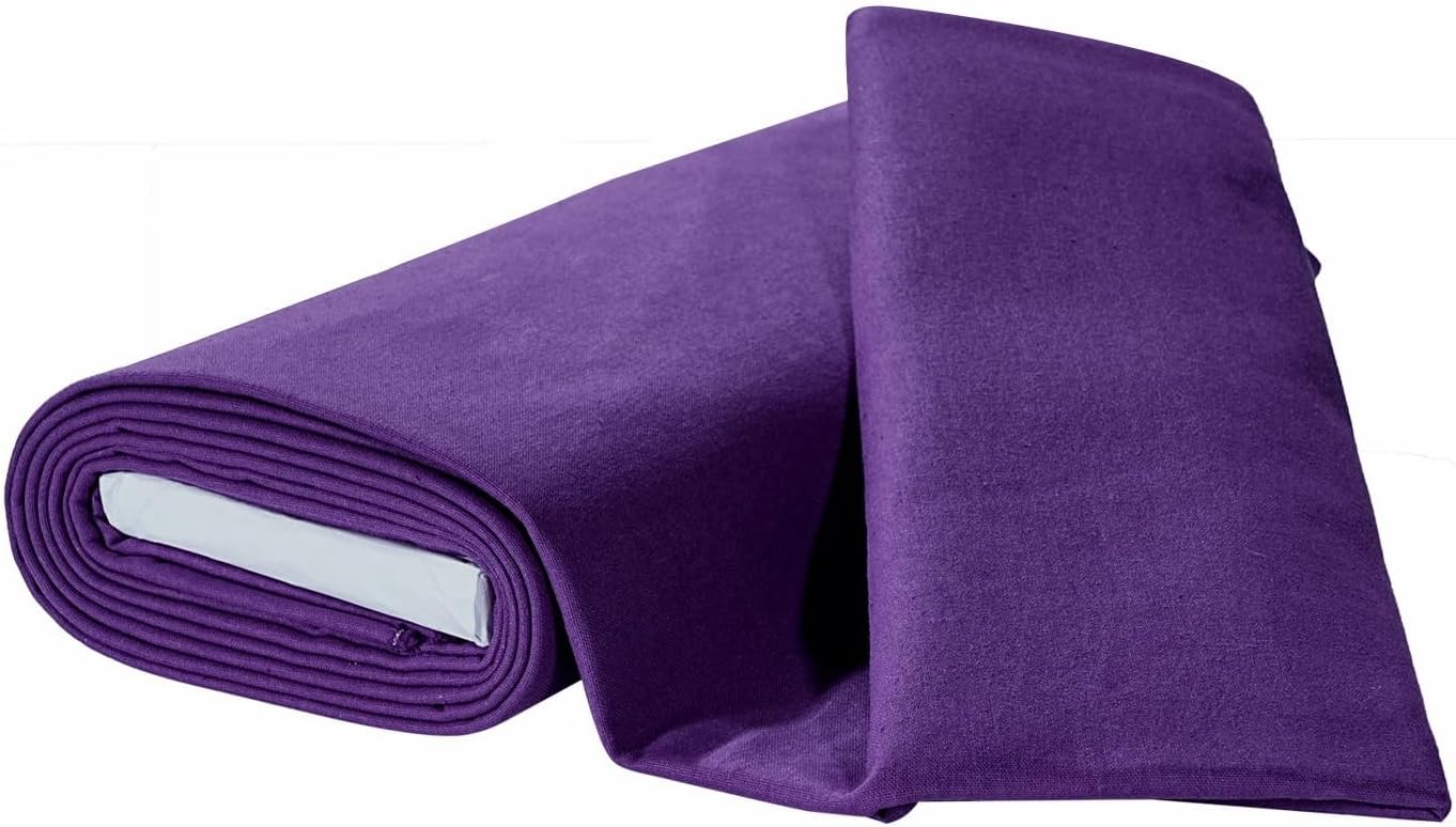 Amazon.com: 100% Cotton Fabric Muslin Quilted - Purple Fabric 3 Yards ...