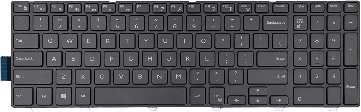 HB PLUS Laptop Keyboard Compatible with Dell Inspiron 15 3565/3567/5566 ...
