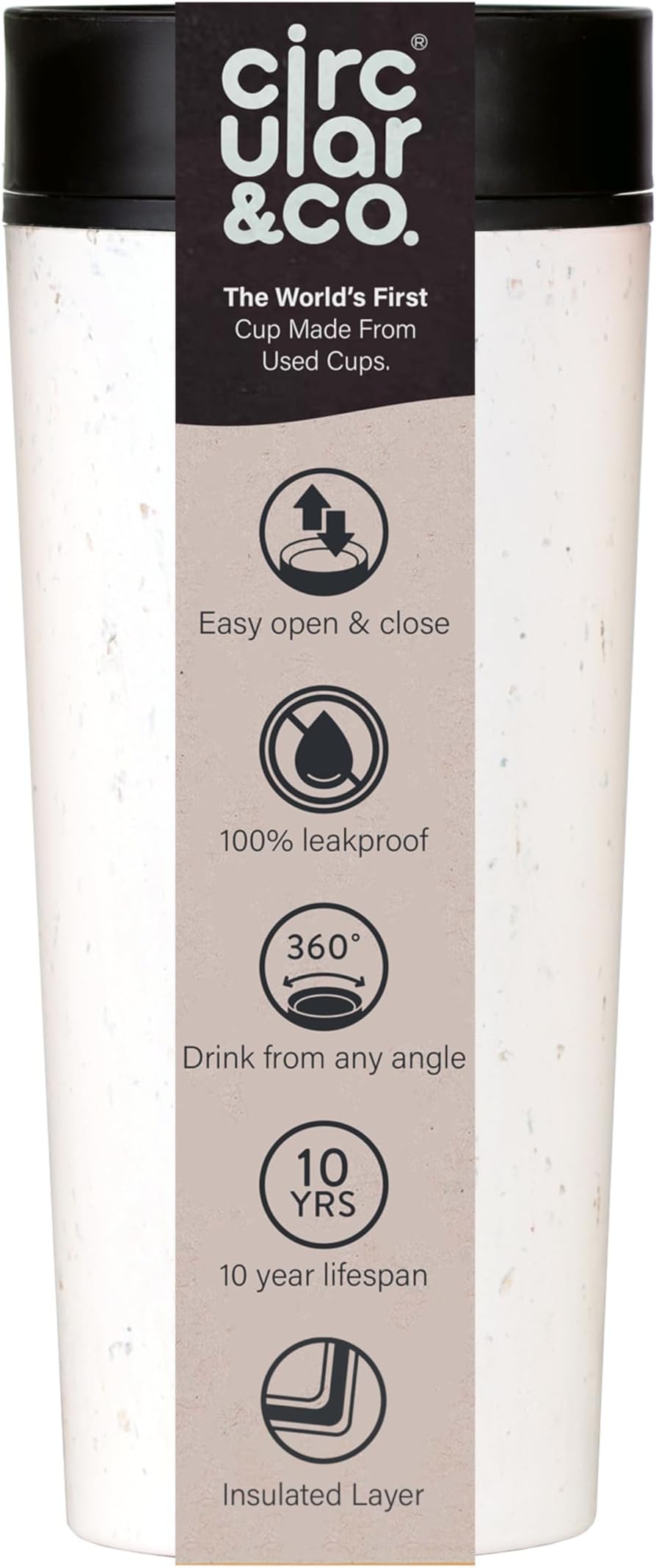 Circular and Co Leakproof Reusable Coffee Cup 12oz/340ml - The World's ...