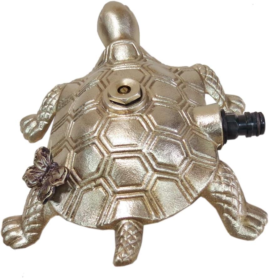 Amazon.com : Brass Decorative Turtle Lawn & Garden Sprinkler - with a ...
