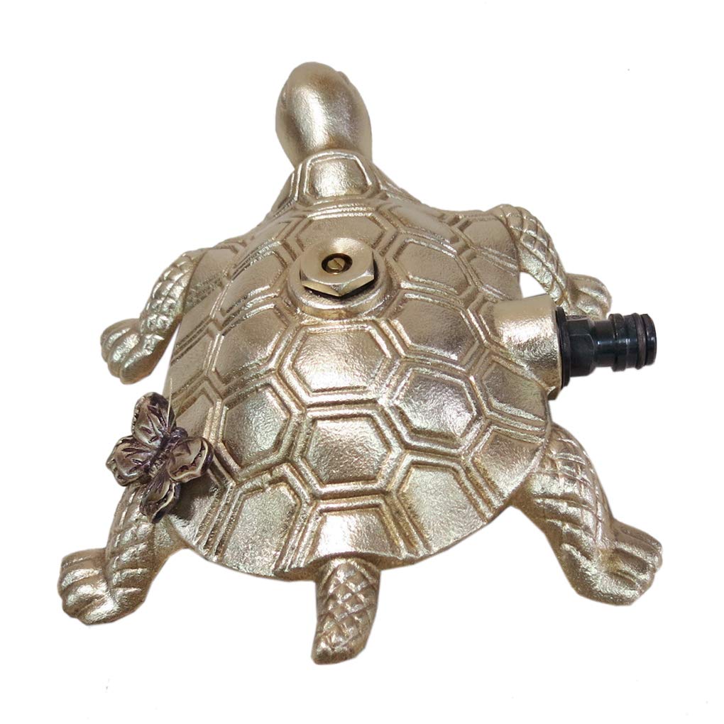 Amazon.com : Brass Decorative Turtle Lawn & Garden Sprinkler - with a ...
