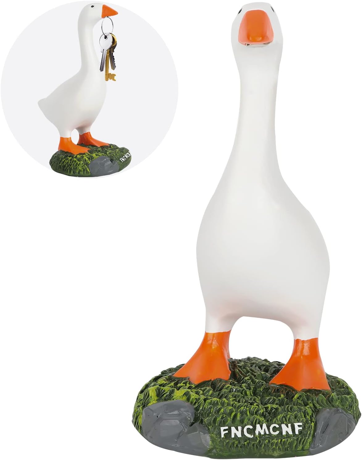 Amazon.com: Gladyell Magnetic Goose Key Holder Cute Home Decor Statue ...